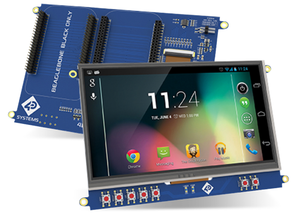 LCD Capes for BeagleBone Black - 4D Systems | Mouser