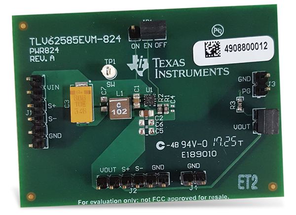 TLV62585EVM-824 Converter Evaluation Module - TI | Mouser