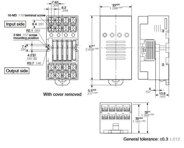 RT-3 Unit Relay 4-Point Terminals - Panasonic Industrial Devices | Mouser