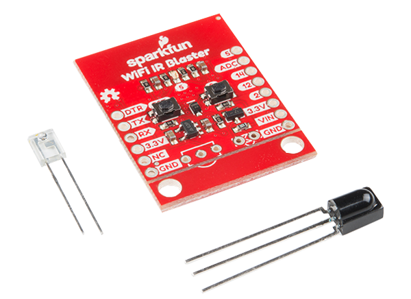 WRL-15031 WiFi IR Blaster - SparkFun | Mouser