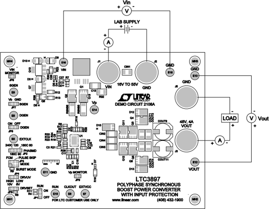 LTC3897 Demo Board DC2108A - ADI | Mouser