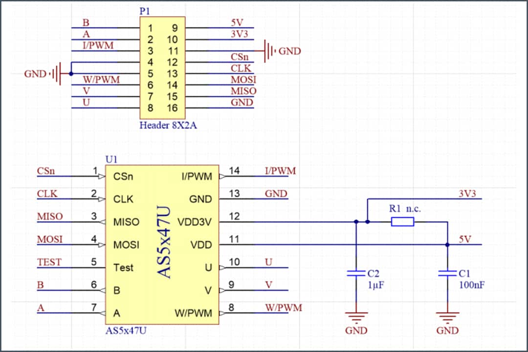 AS5x47U Adapter Board - ams OSRAM | Mouser