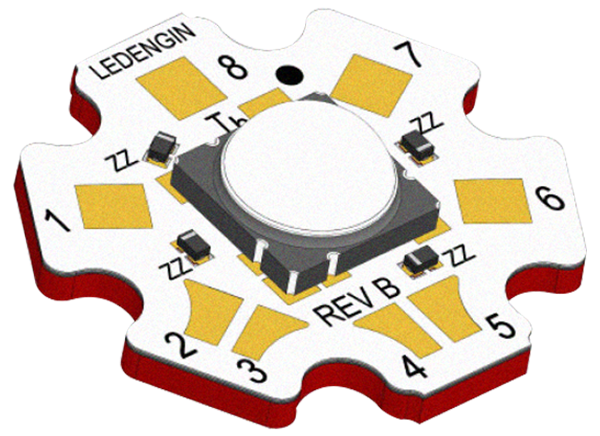 LED ENGIN LuxiGen LZ4-V0UBH0 LZ4 Emitter - ams OSRAM | Mouser