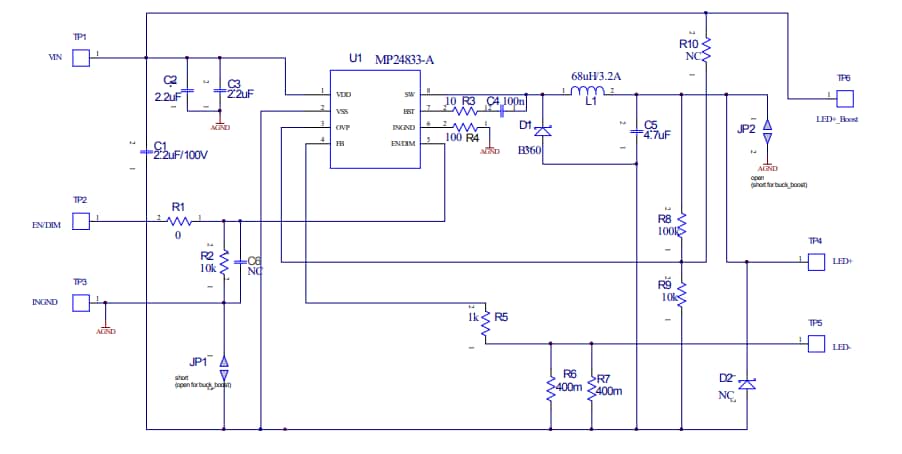 EV24833-A-N-00A Evaluation Board - MPS | Mouser