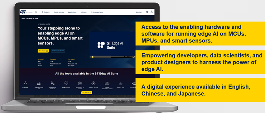 ST Edge AI Suite Software & Products - STMicro | Mouser